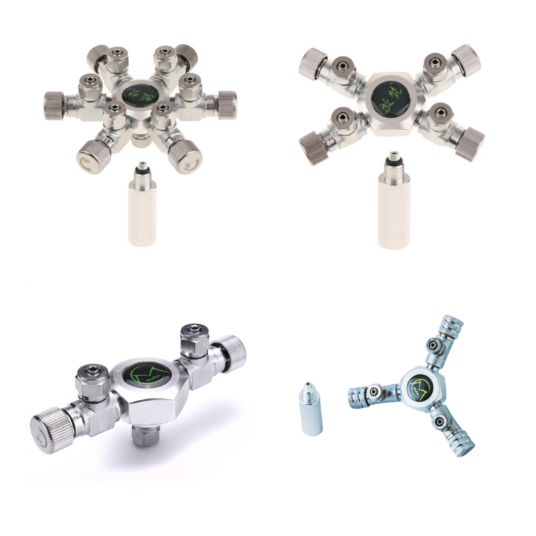 CO2 Splitter with Needle Valve - Aqua Club