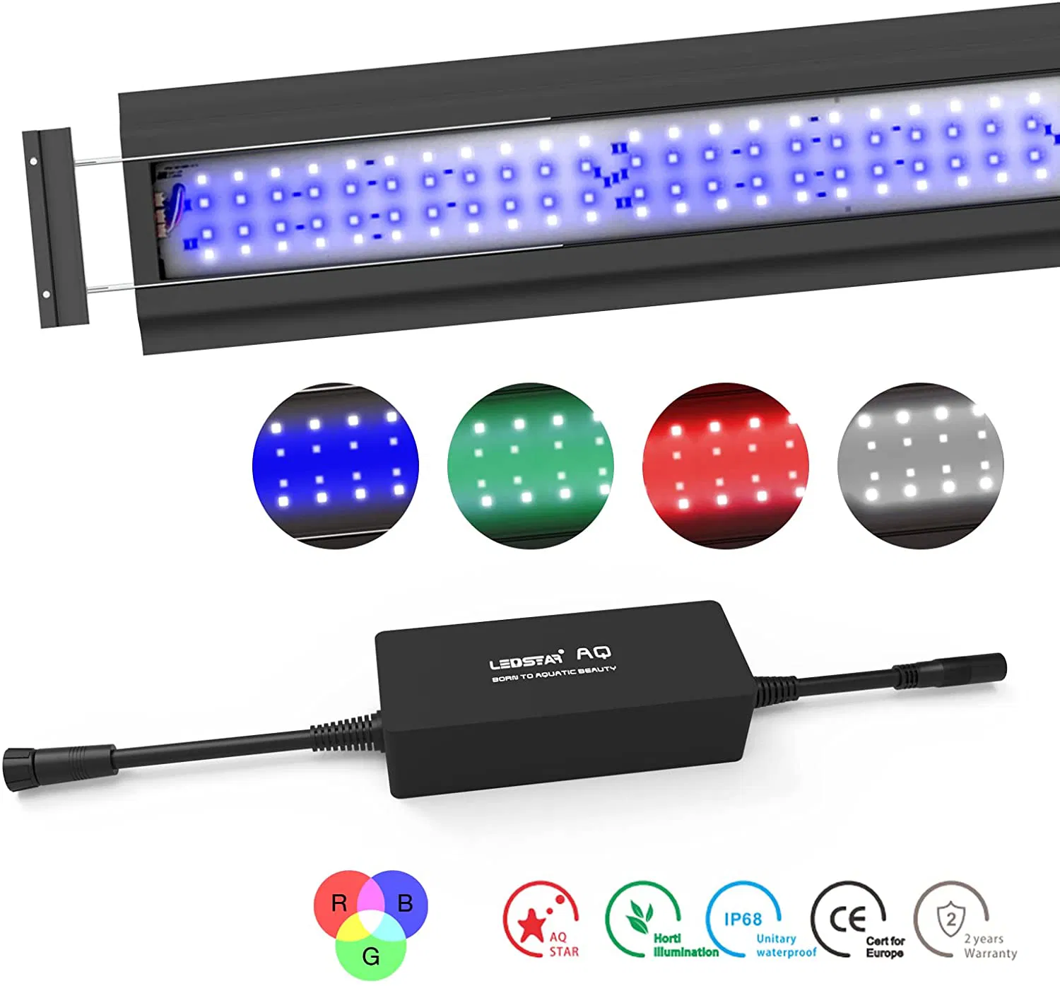 LEDSTAR AQ-J II Series WRGB Lights - Aqua Club